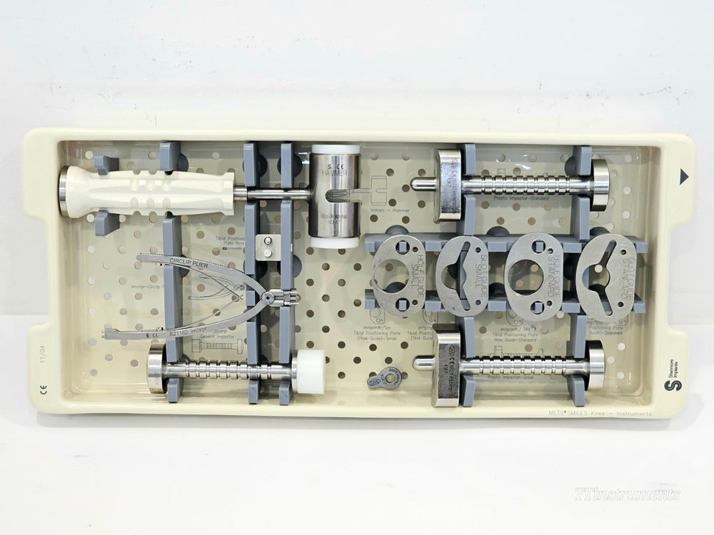 Stryker Stanmore Implants METS Knee Instruments Tray
