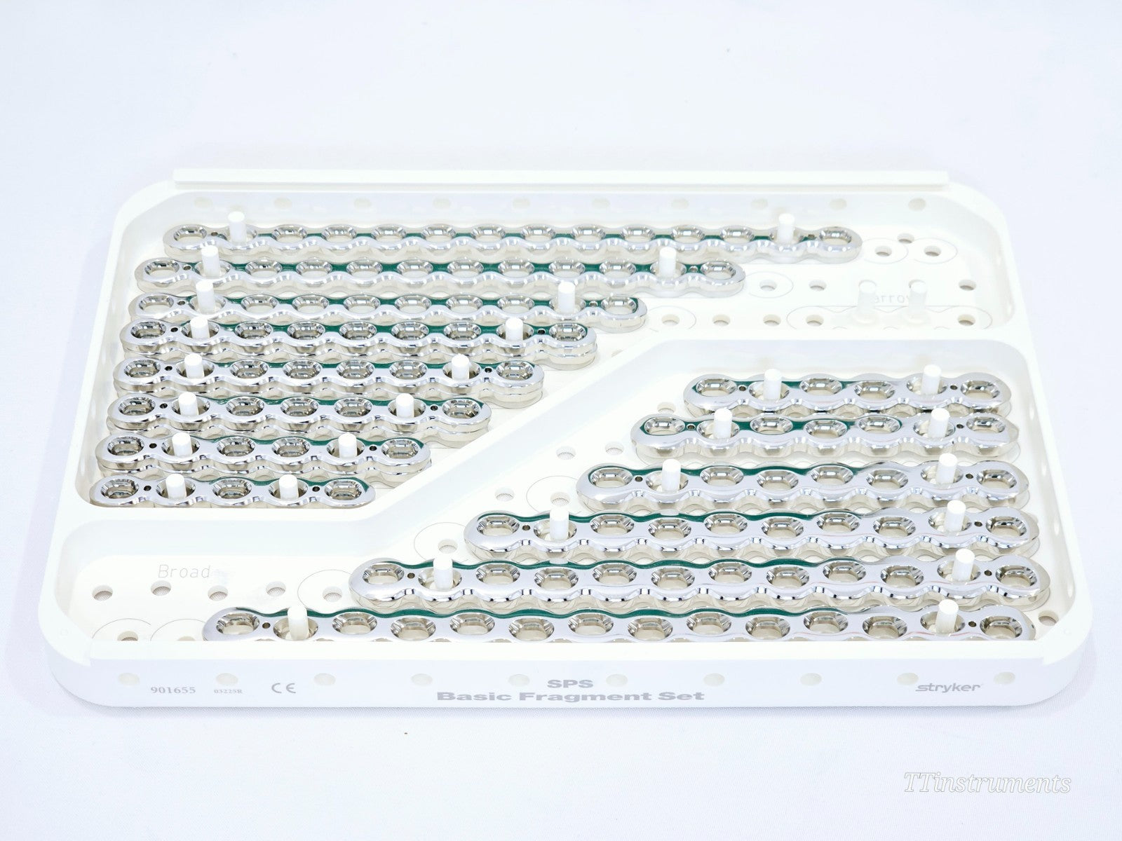 Stryker 901653 Basic Fragment Set Stryker System Implant Case Plates