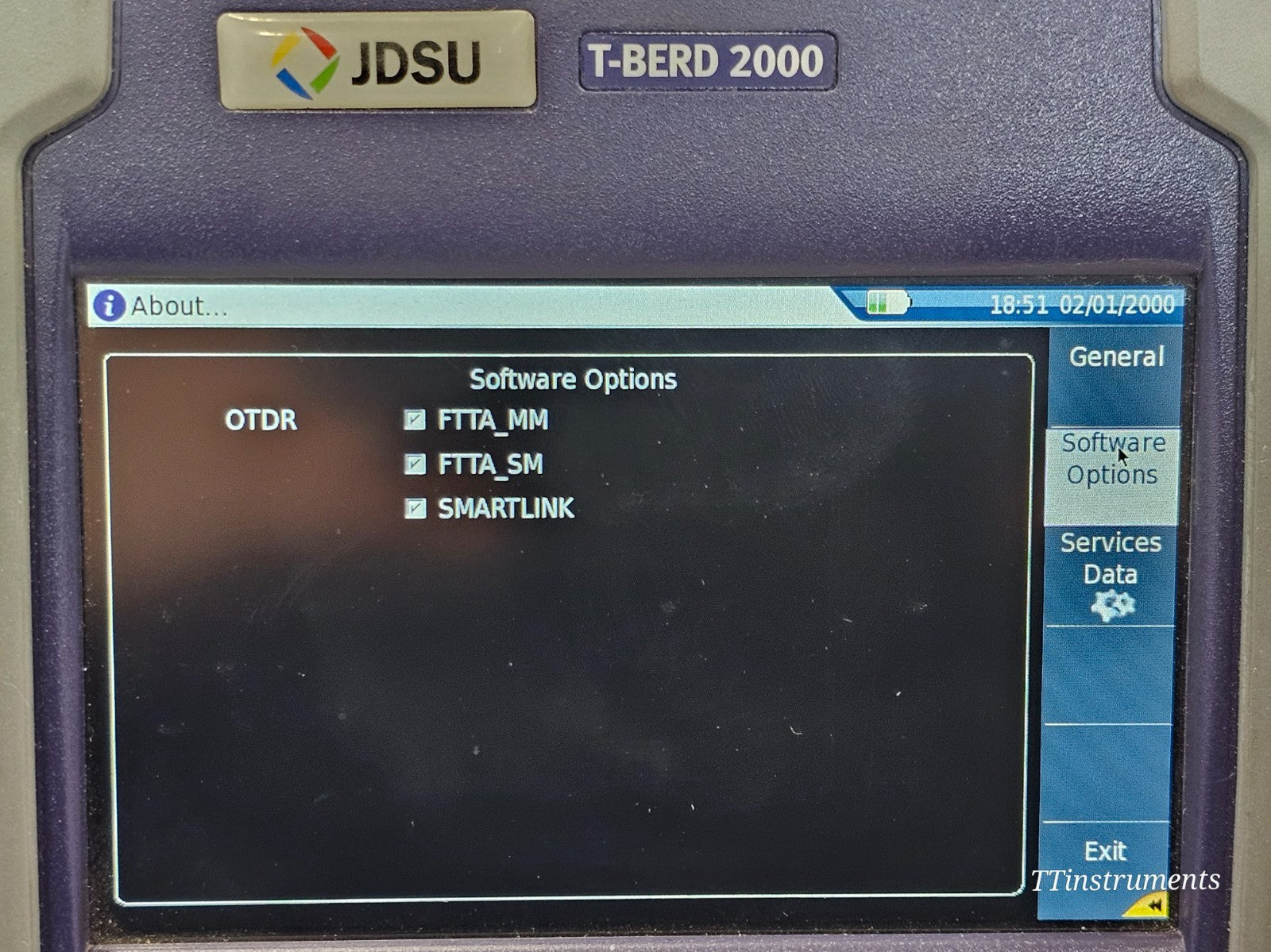 Viavi JDSU T-BERD 2000 Platform Testing Mainframe for OTDRS ......