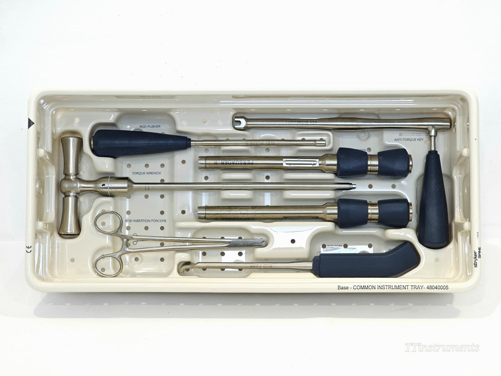 Stryker XIA Titanium RAD Rod Sterilization Tray – 48040014