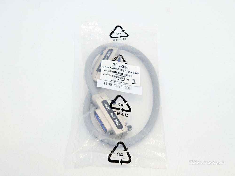 GW Instek GTL-250 GPIB Cable IEEE-488-0.6m 1100MTL250001