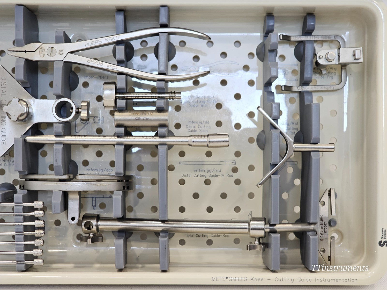 Stryker / Stanmore Implants METS Knee Cutting Guide Instrumentation Tr
