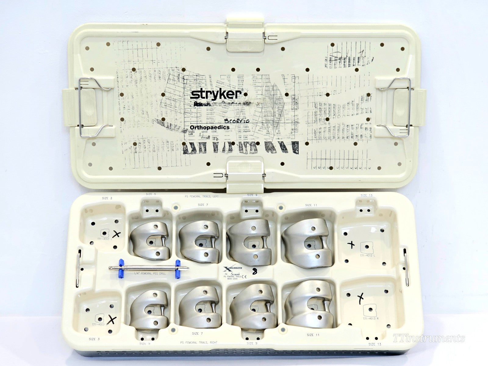 Stryker Scorpio PS Femoral Trials 80002005 – TT Instruments