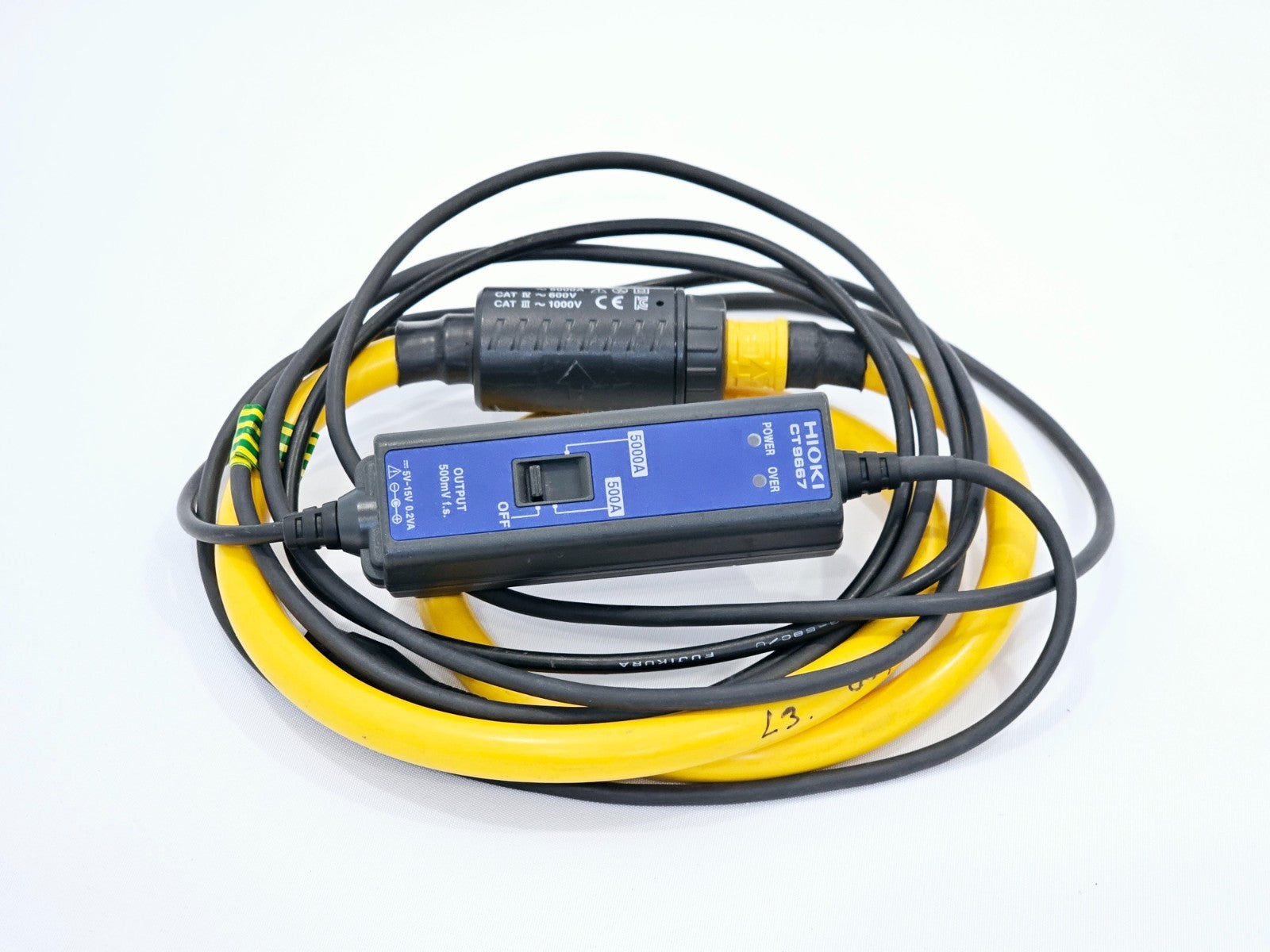 Used Hioki CT9667 AC Flexible Current Sensor 5000A