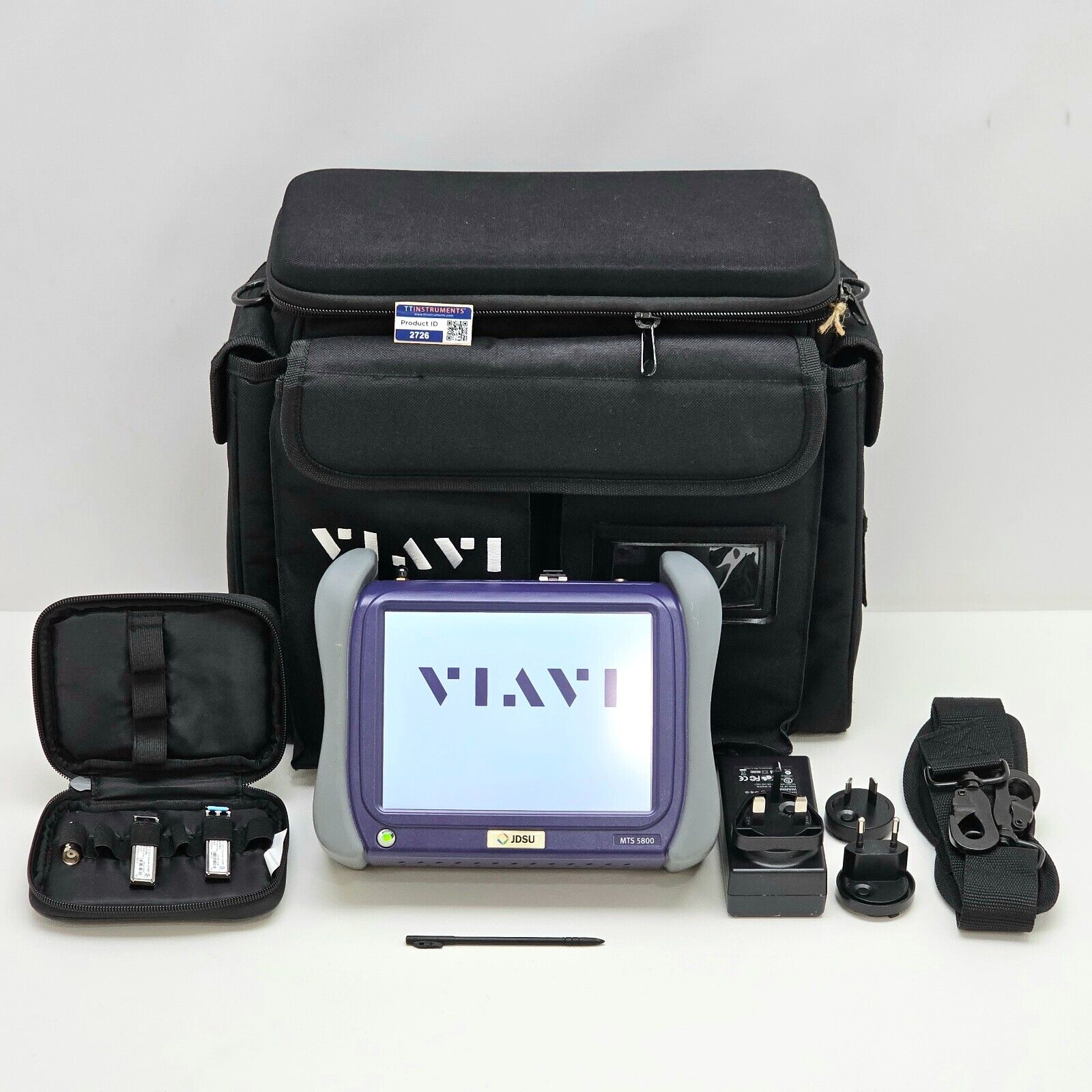 JDSU MTS 5800 w/ 5801 1G Network Tester Optical Electrical