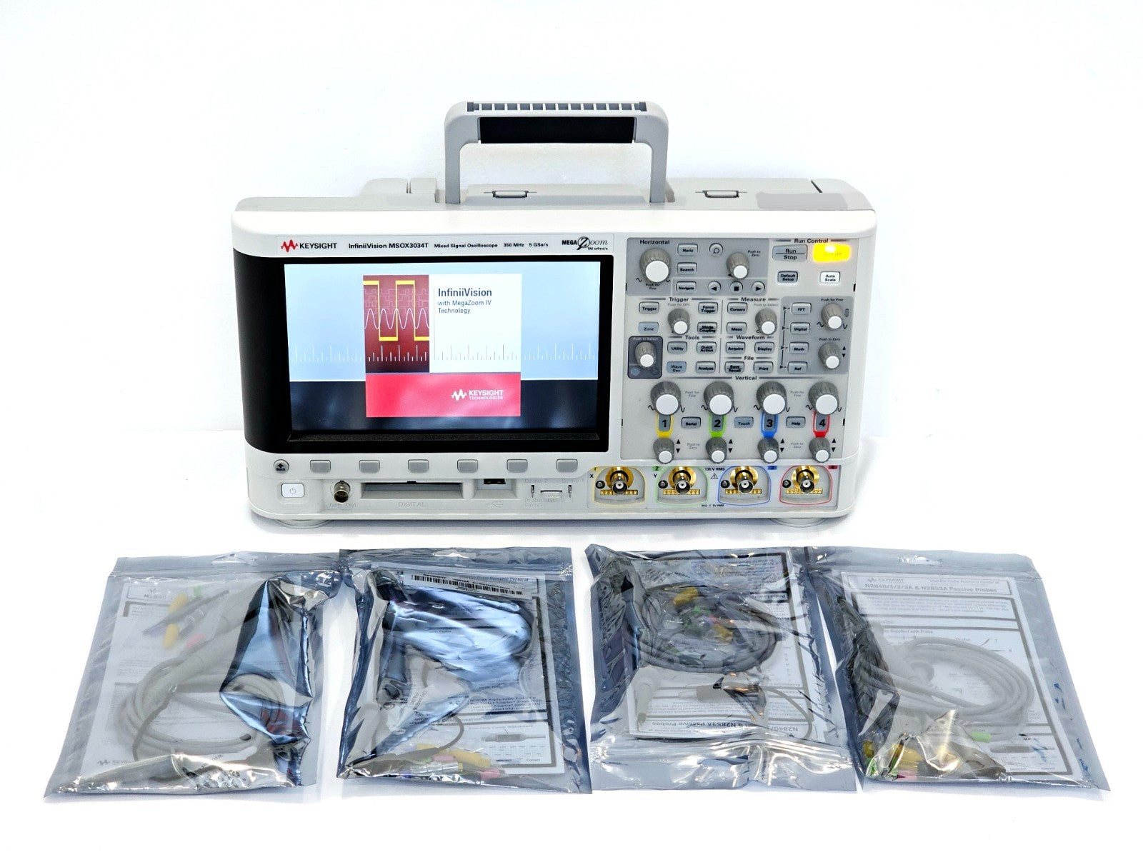 Keysight MSOX3034T 350MHz MSO Oscilloscope + Probes